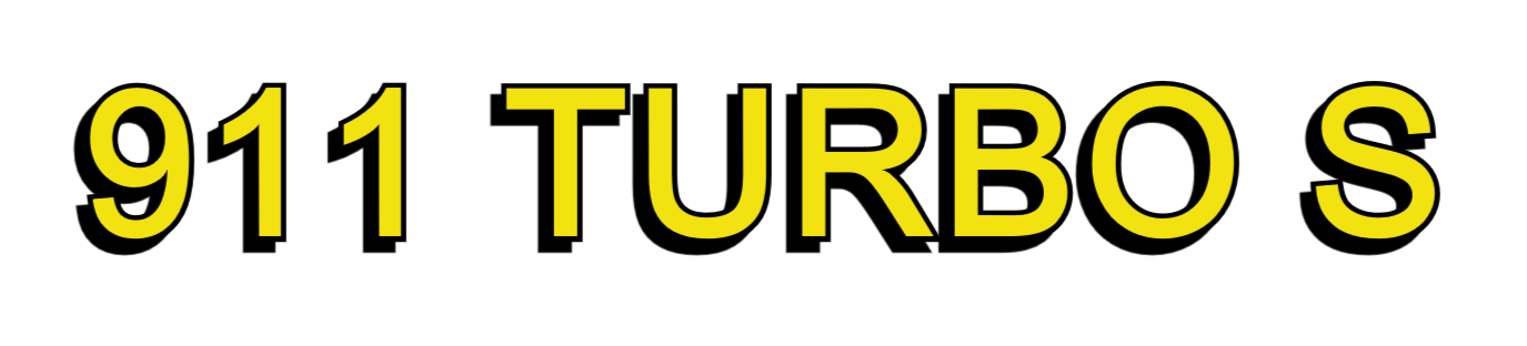 911 TURBO S - EZ-Lettering