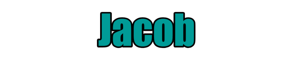 Jacob - EZ-Lettering