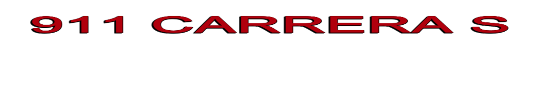 911 CARRERA S - EZ-Lettering