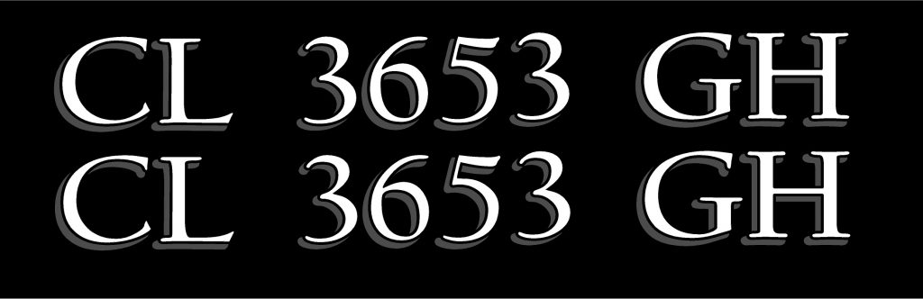 Custom Matched Boat Number - EZ-Lettering